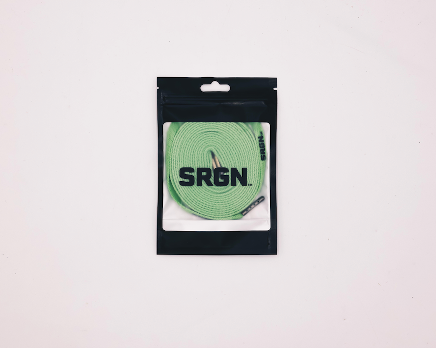 Green Soft Laces (individual) – SRGN Academy